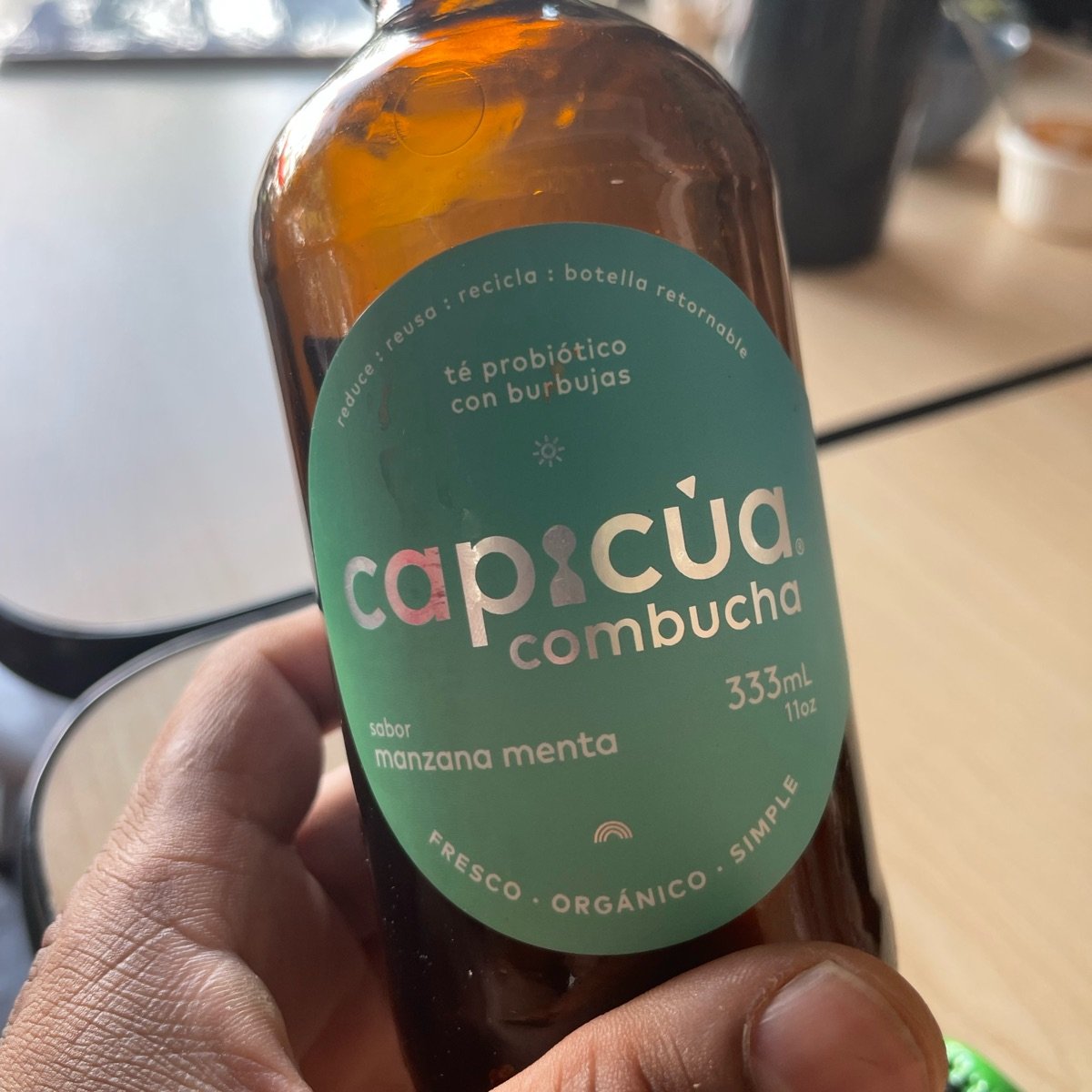 Combucha Manzana Menta from Capicúa - Vegan Product Reviews & Ratings ...