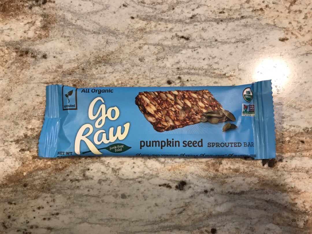 Pumpkin Seed Sprouted Bar from Go Raw - Vegan Product Reviews & Ratings ...