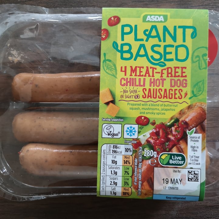 ASDA Plantbased Chilli Hotdogs Review | abillion
