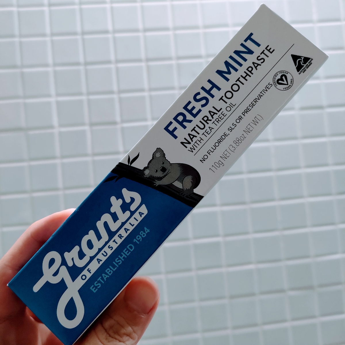 Fresh mint natural toothpaste from Grants of Australia - Vegan Product ...