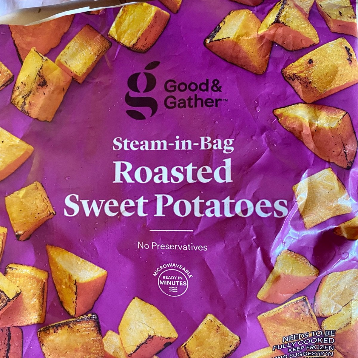 Roasted Sweet Potatoes from Good & Gather - Vegan Product Reviews ...