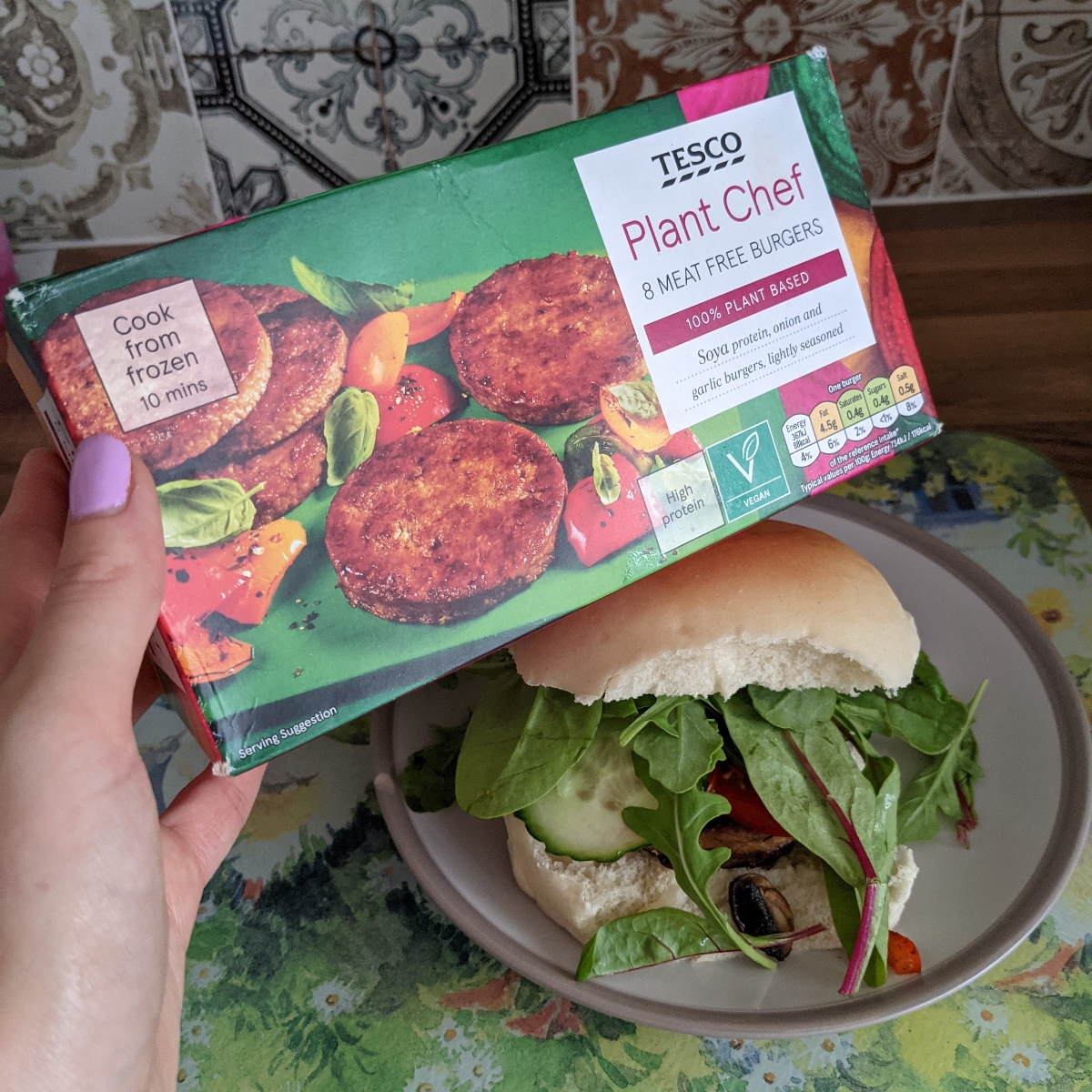 Plant chef burger from Tesco Plant Chef - Vegan Product Reviews ...