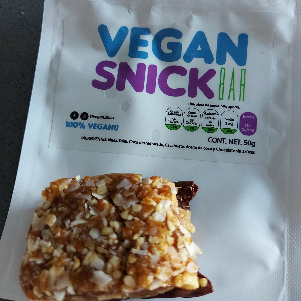Vegan Snick Bar from Vegan Snick - Vegan Product Reviews & Ratings ...