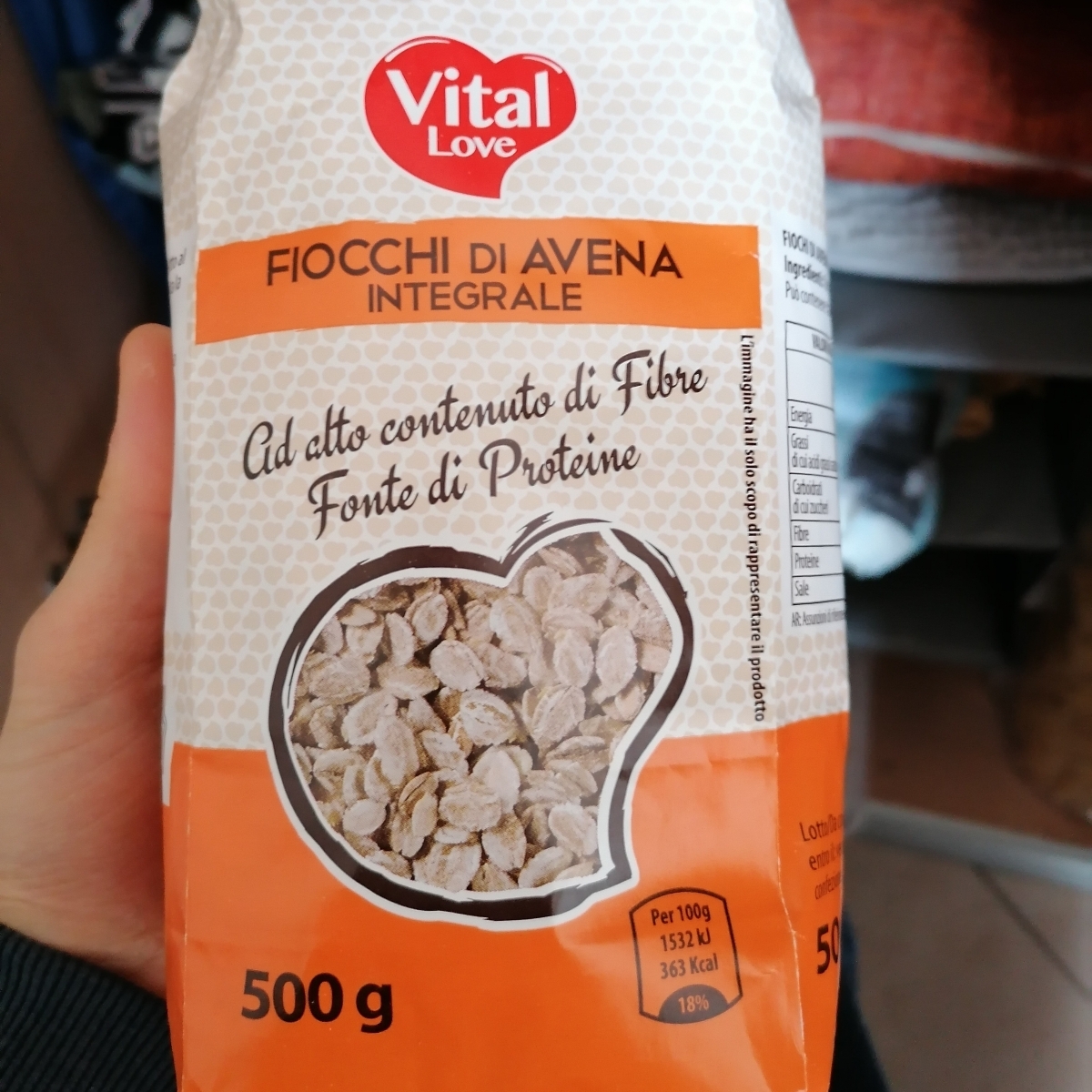 Fiocchi Di Avena Integrale from Vital Nature Biologico - Vegan Product ...