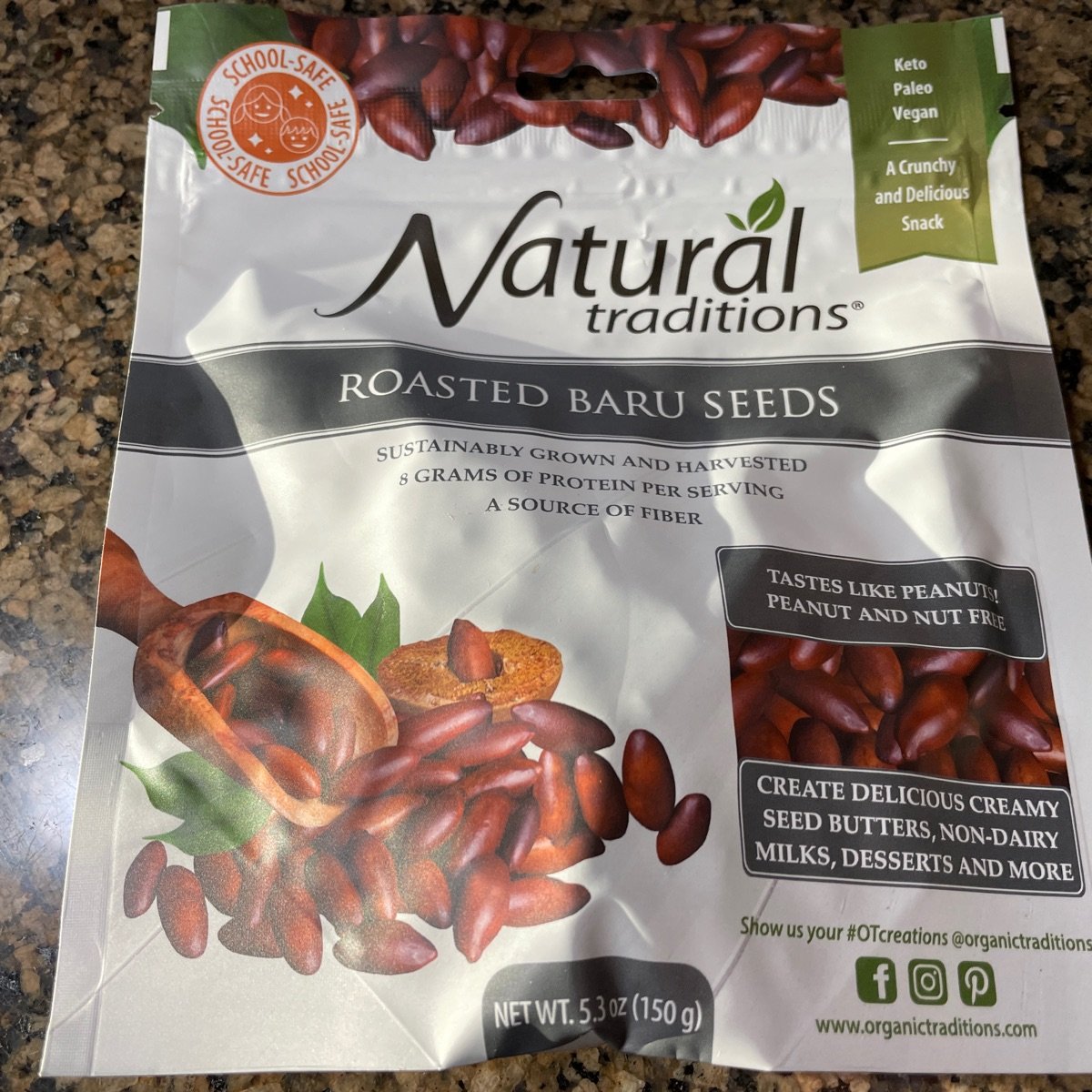Roasted baru seeds from Natural traditions - Vegan Product Reviews ...
