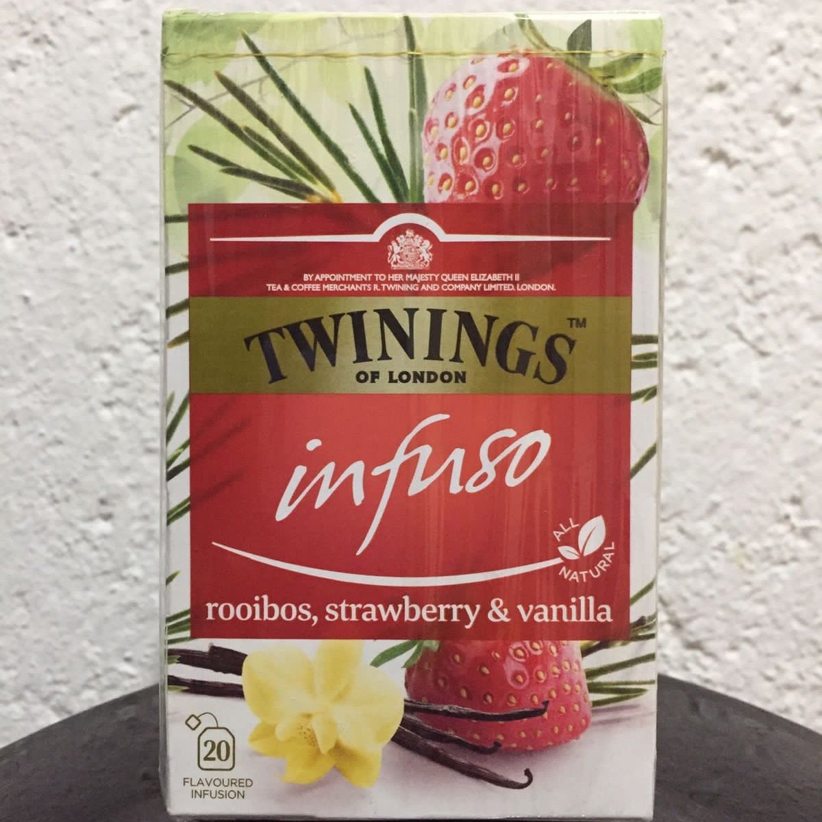 Infuso rooibos, strawberry & vanilla from Twinings - Vegan Product ...