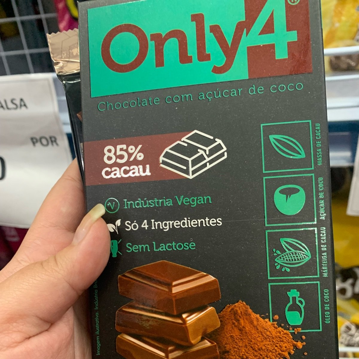 Only4 Chocolate Com Açúcar De Coco from Only4 - Vegan Product Reviews ...