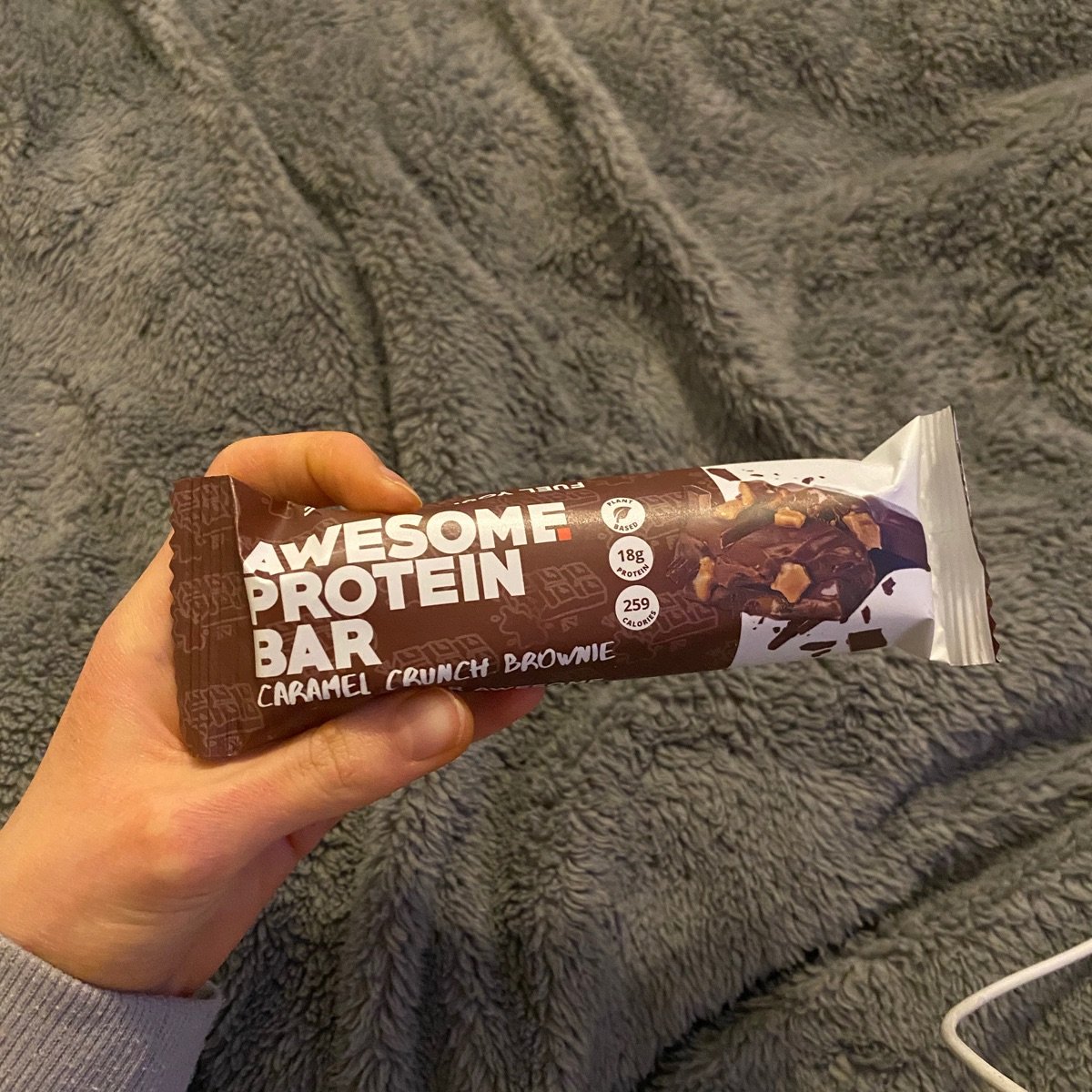 Caramel Crunch Brownie Protein Bar from Awesome Supplement - Vegan ...