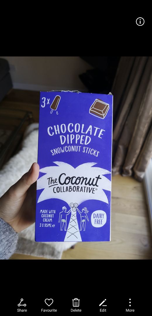 The Coconut Collaborative Chocolate dipped snowcont sticks Review ...