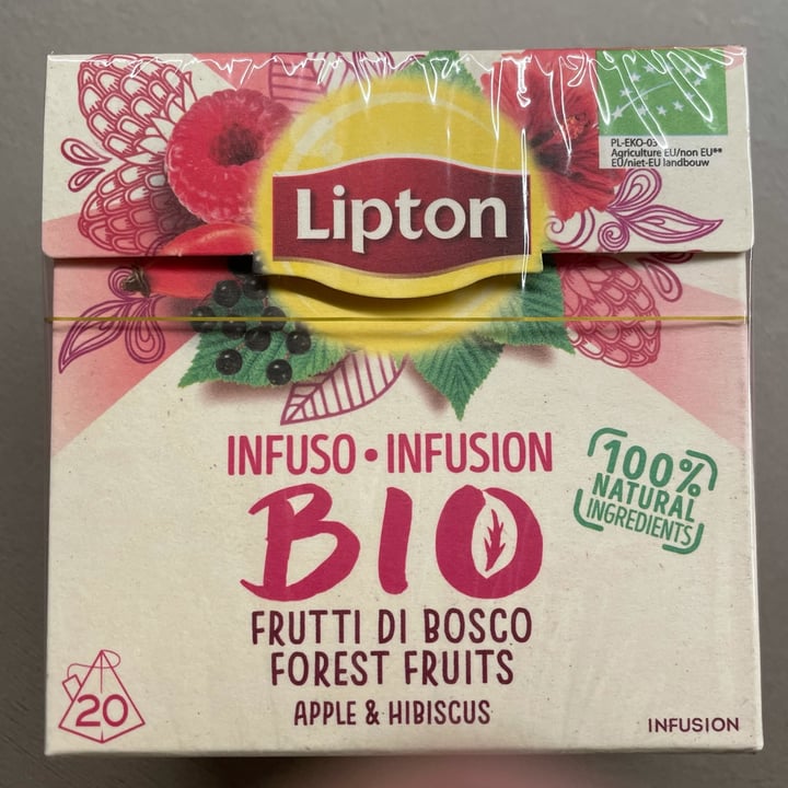Lipton Infusion BIO forest fruits, apple & hibiscus Review | abillion