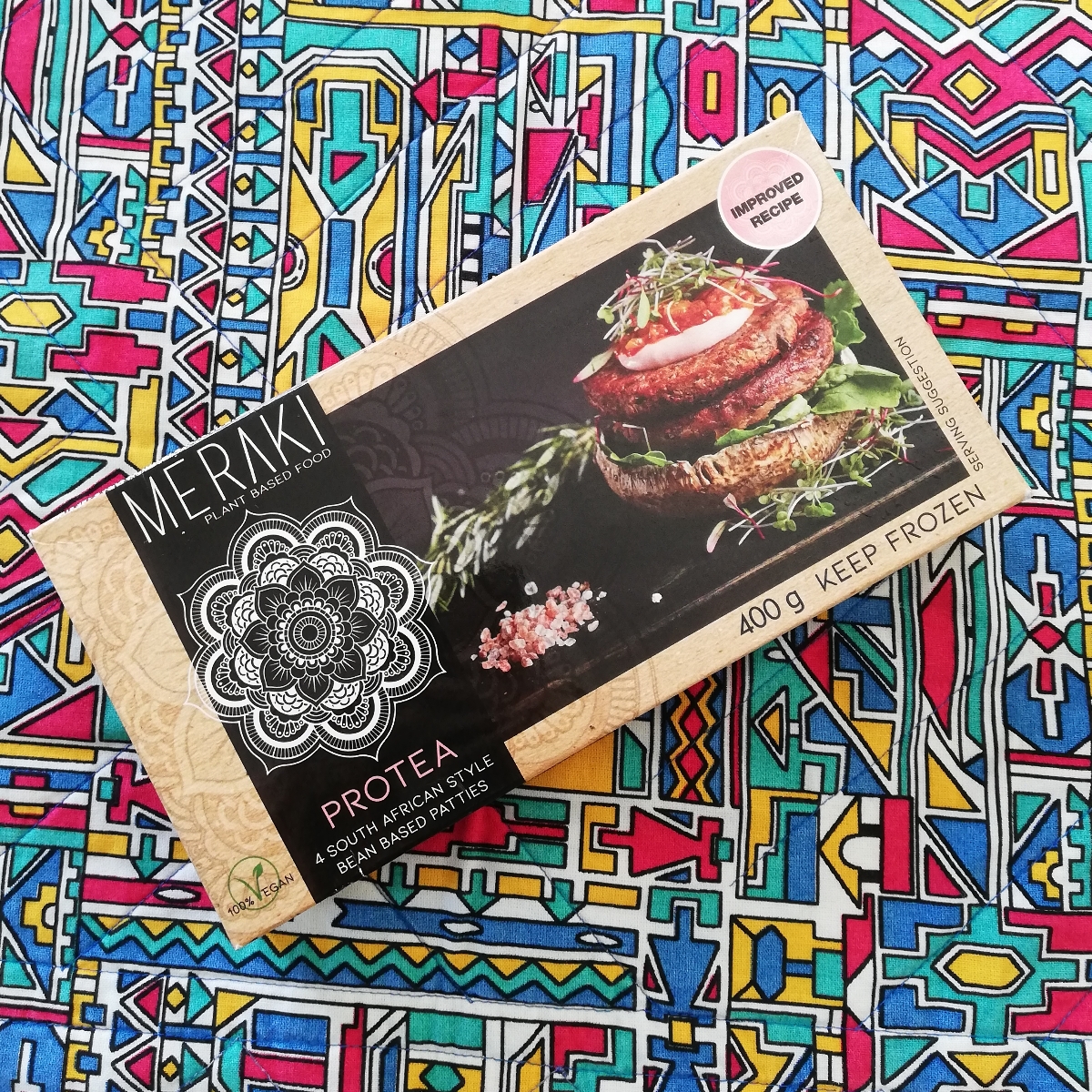 South African style Bean-based Burger from Meraki - Vegan Product ...