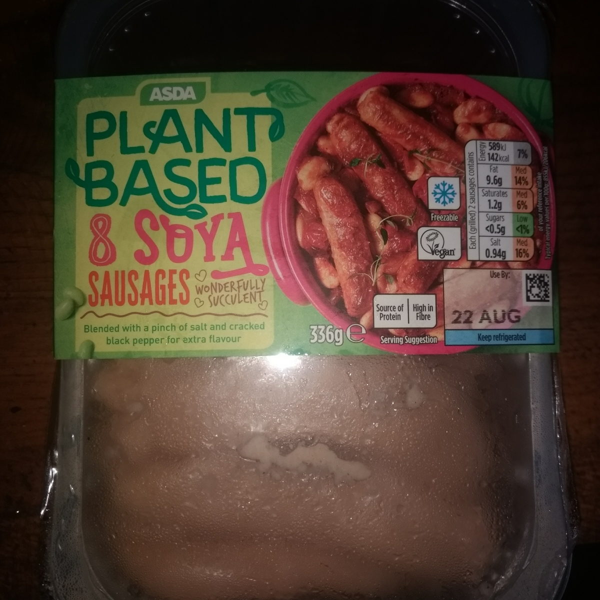 8 Soya Sausages from Asda Plant Based - Vegan Product Reviews & Ratings | abillion