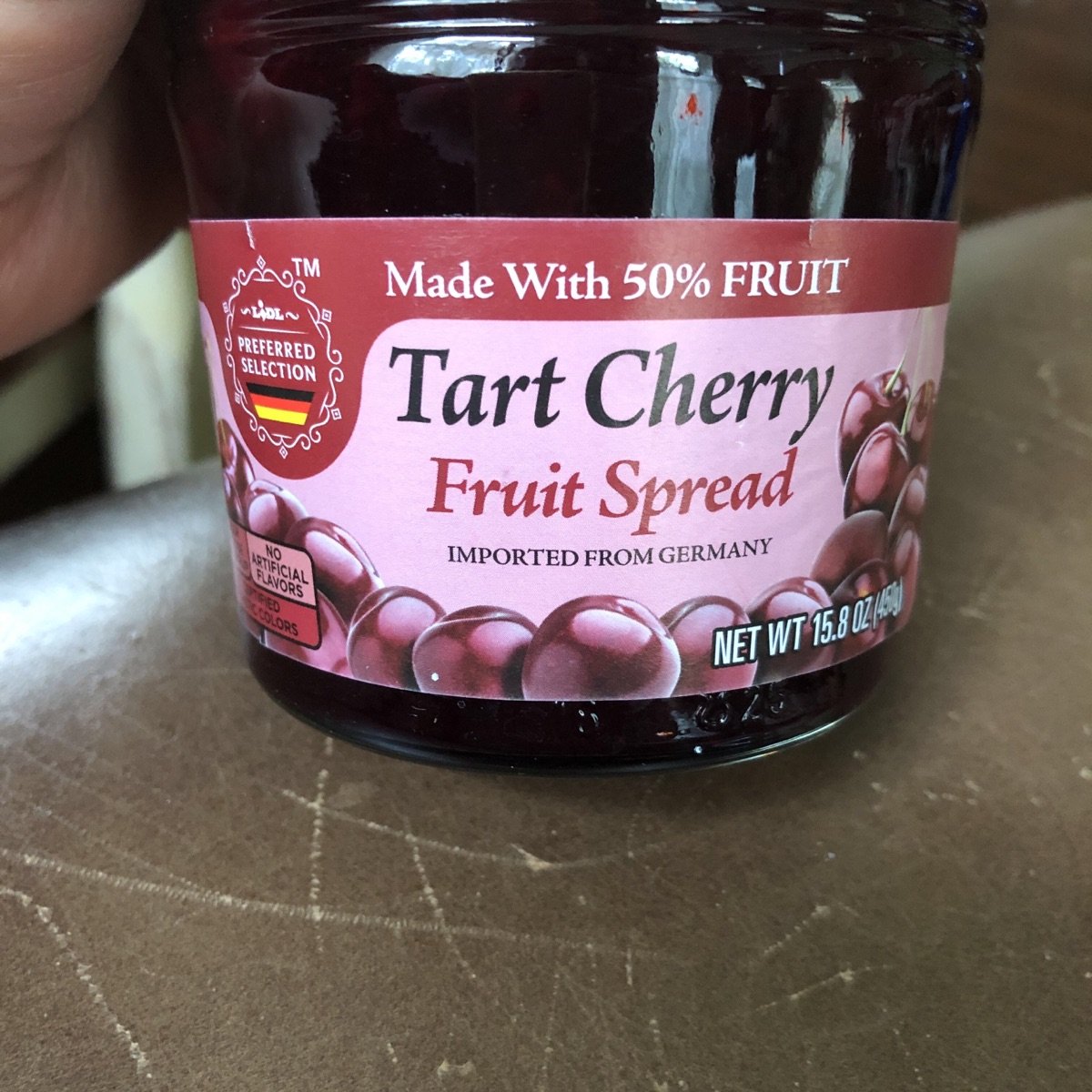 Tart cherry spread from Lidl preferred selection - Vegan Product Reviews & Ratings | abillion