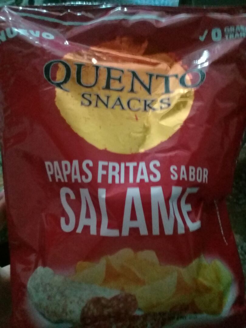 Papitas Sabor Salame from Quento Snacks - Vegan Product Reviews ...