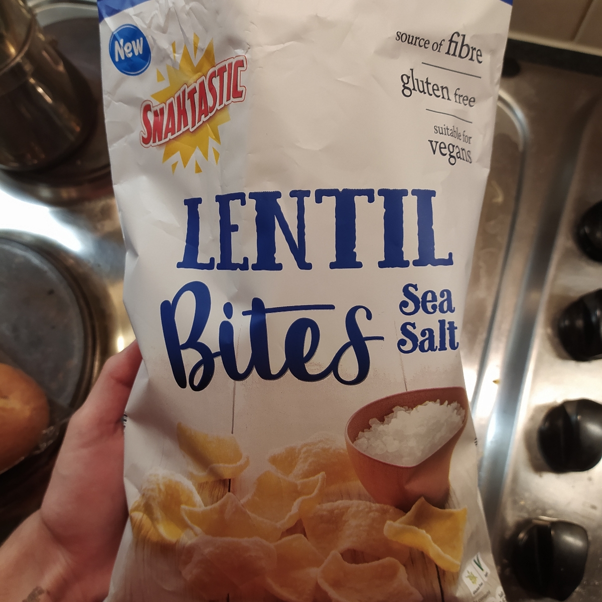 Snaktastic - Lentil Bites Sea Salt Review | abillion