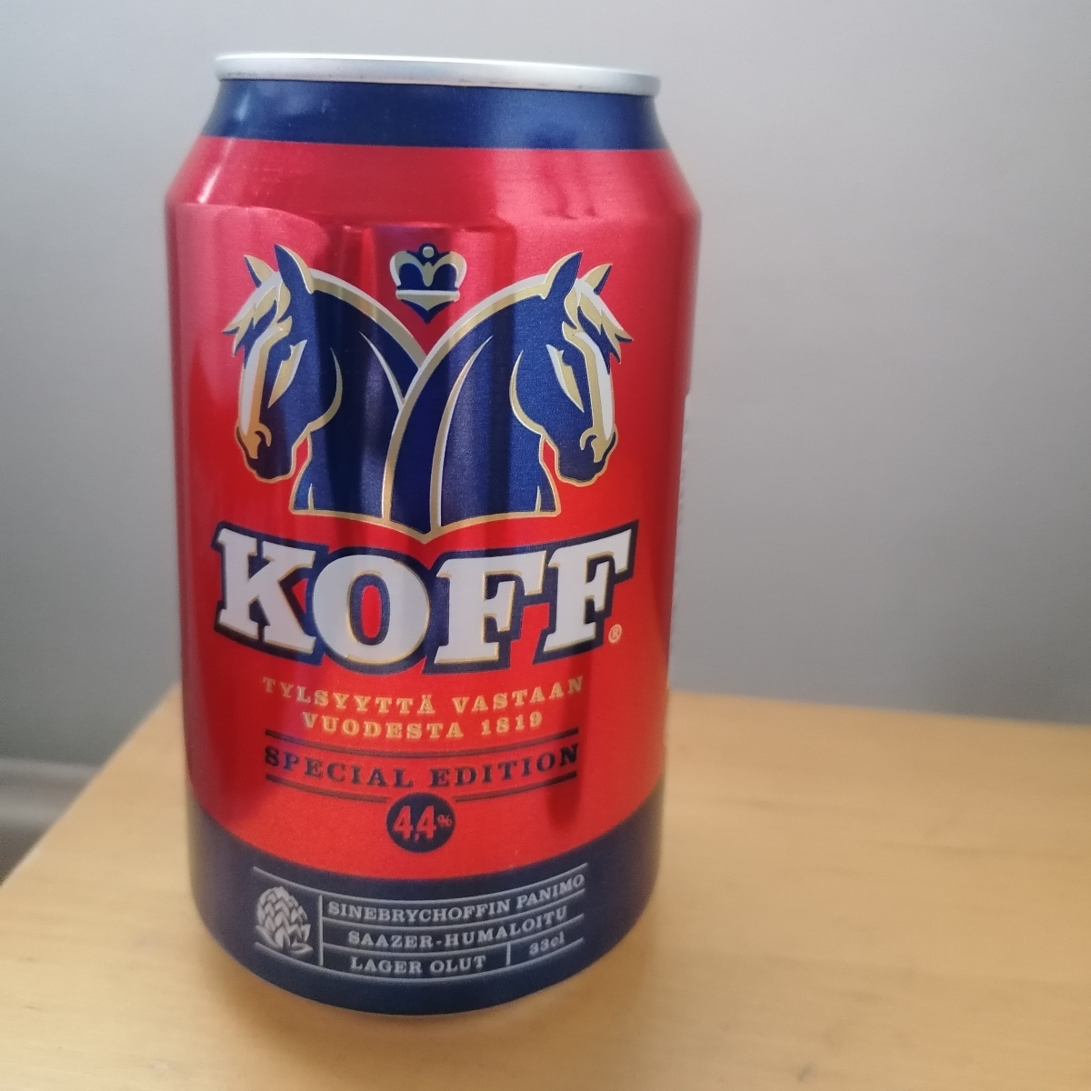 Koff Lager beer from Sinerbychoff - Vegan Product Reviews & Ratings ...