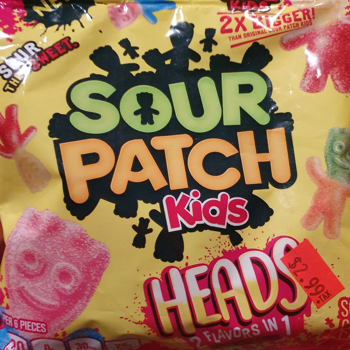 Heads from Sour Patch Kids - Vegan Product Reviews & Ratings | abillion