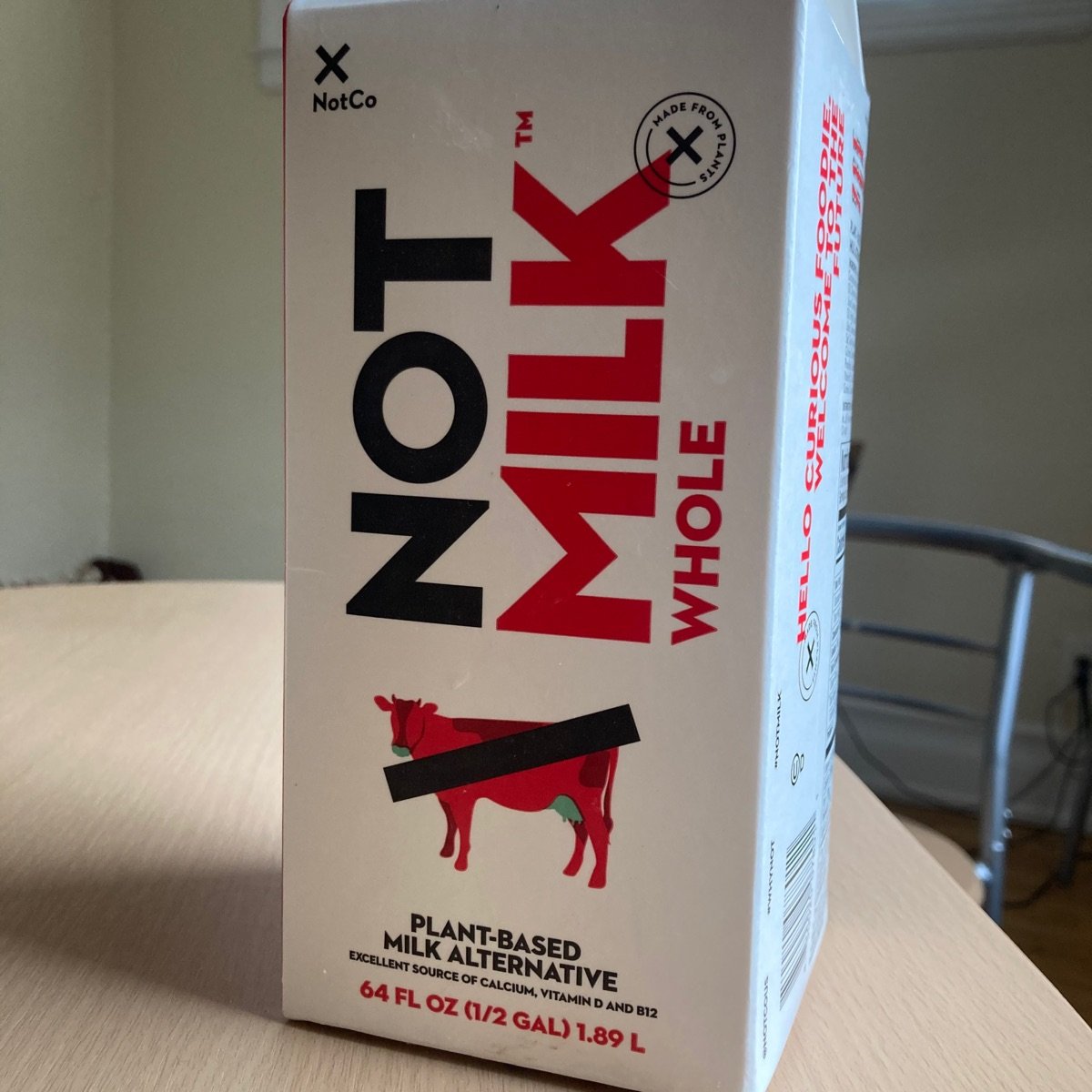 Not Milk Whole from NotCo - Vegan Product Reviews & Ratings | abillion