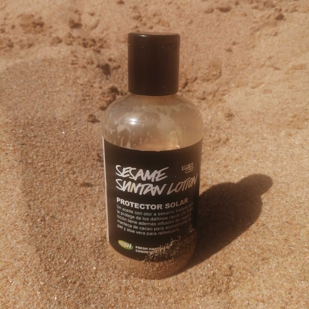 Sesame suntan lotion from LUSH Fresh Handmade Cosmetics - Vegan Product ...