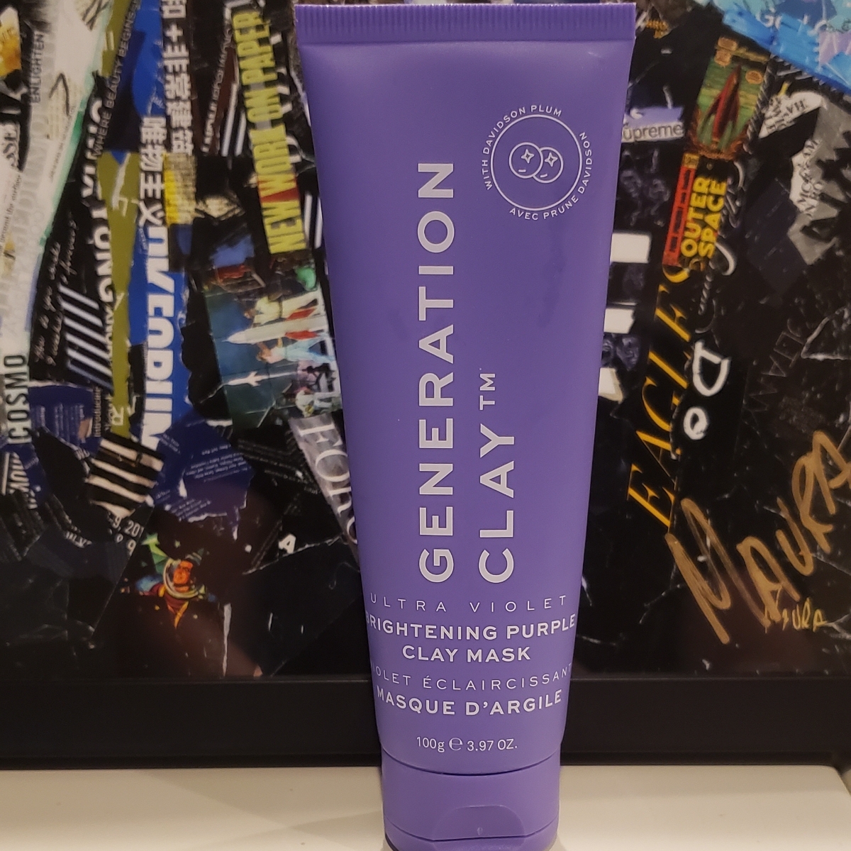 Ultra Violet Brightening Purple Clay Mask from Generation Clay - Vegan ...