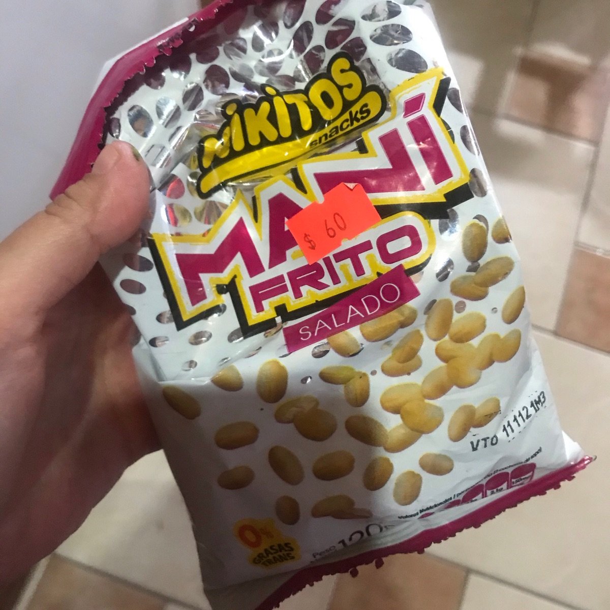 MANÍ FRITO SALADO from Nikitos - Vegan Product Reviews & Ratings | abillion