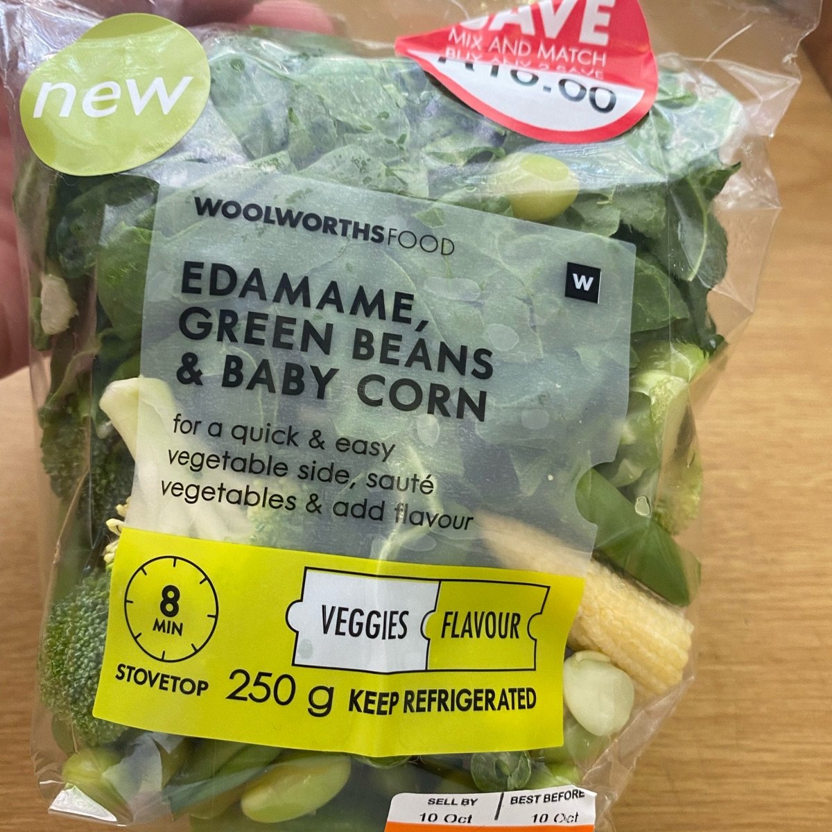 Edamame, green beans & baby corn from Woolworths Food - Vegan Product ...