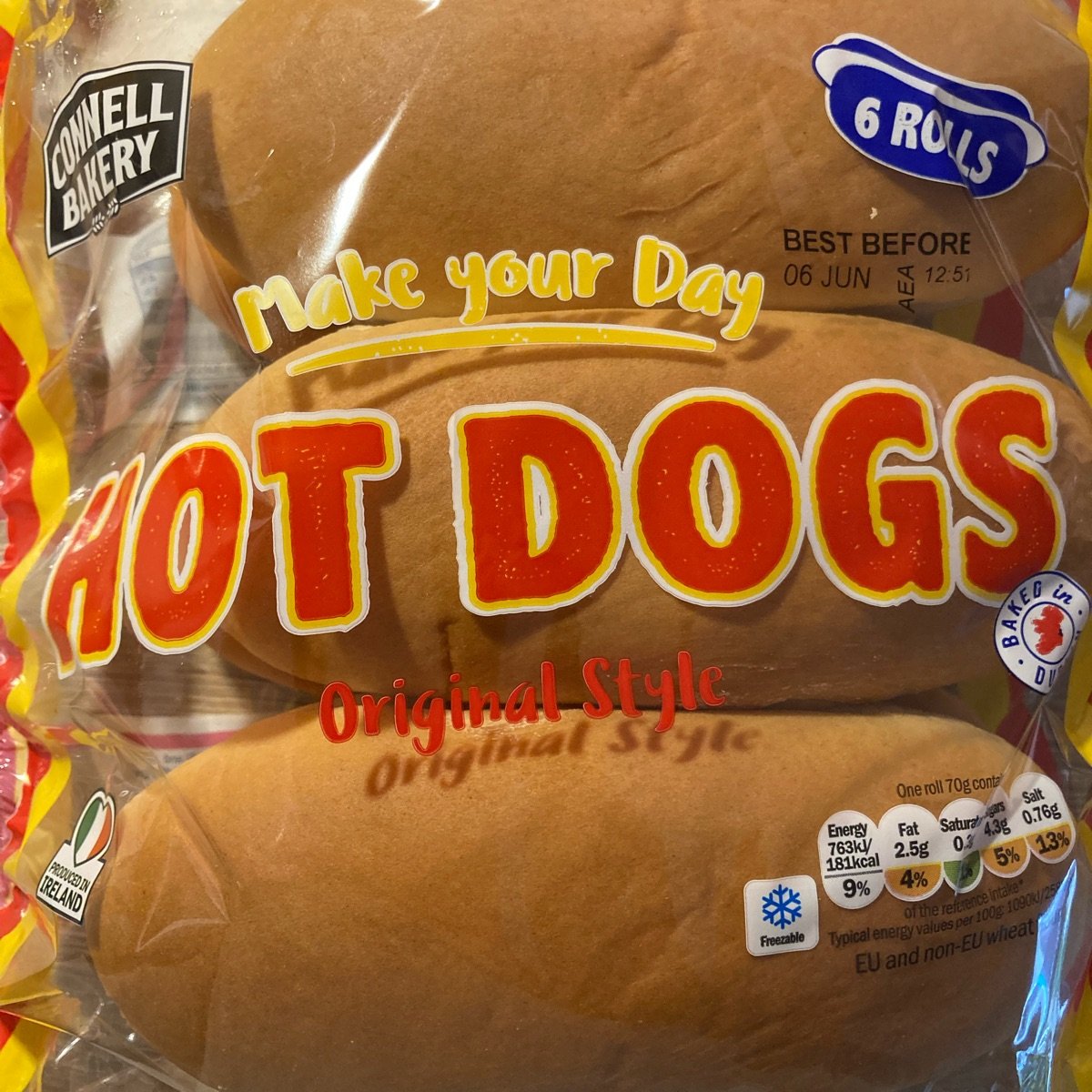 6 hot dogs from Connell bakery - Vegan Product Reviews & Ratings | abillion