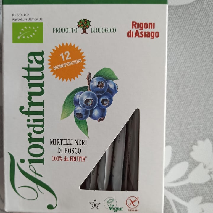 Rigoni di Asiago Fiordifrutta Mirtilli Neri di Bosco - 12 monoporzioni ...