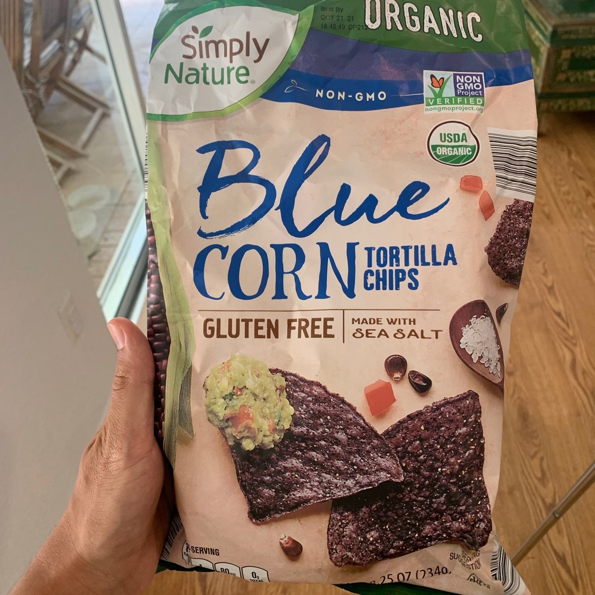 Blue Corn Tortilla Chips from Simply Nature - Vegan Product Reviews ...