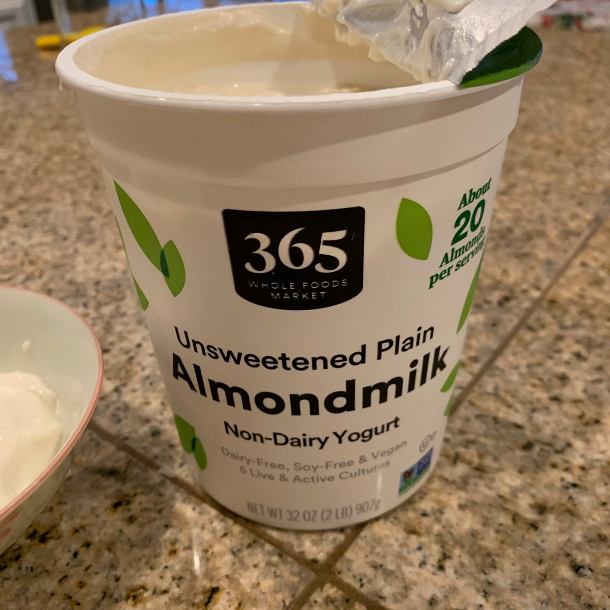 Unsweetened Almond Yogurt from 365 Whole Foods Market - Vegan Product ...