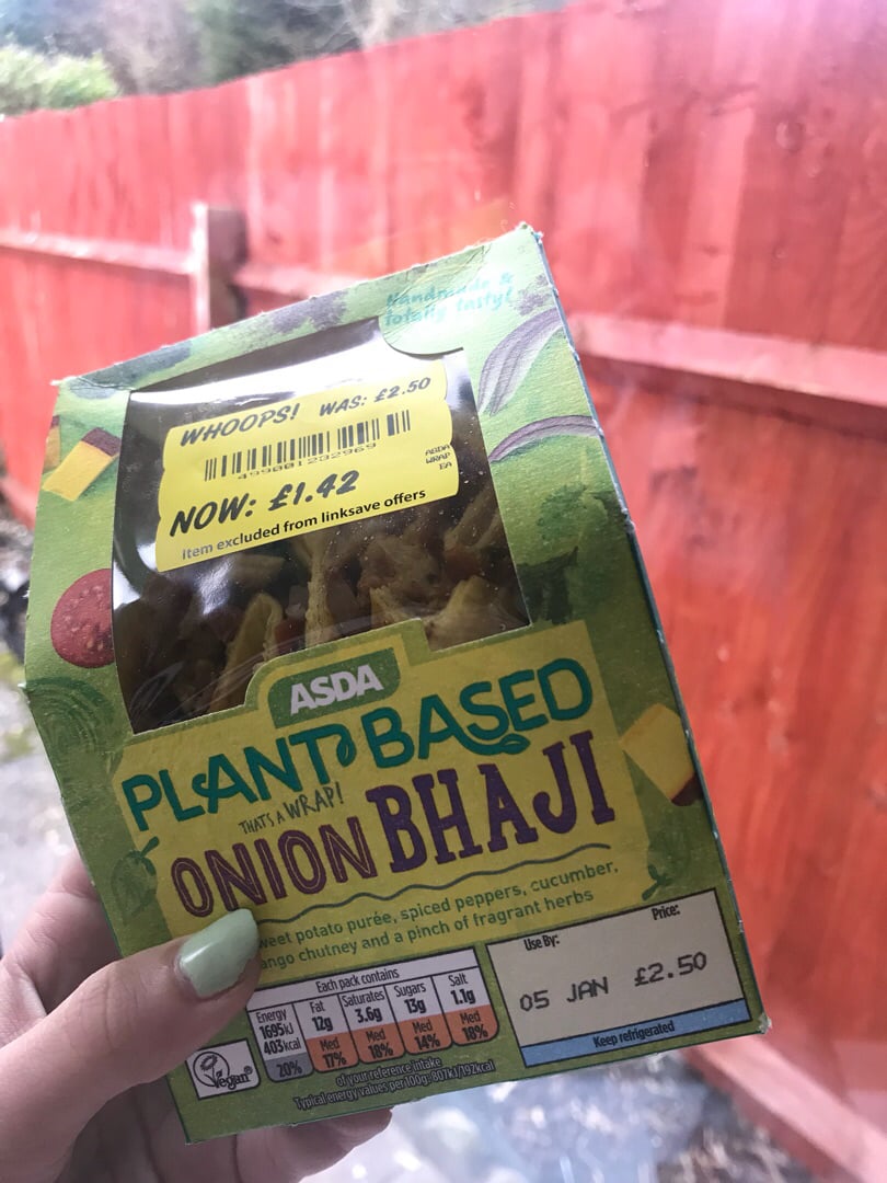 Plant Based Onion Bhaji Wrap from ASDA - Vegan Product Reviews ...