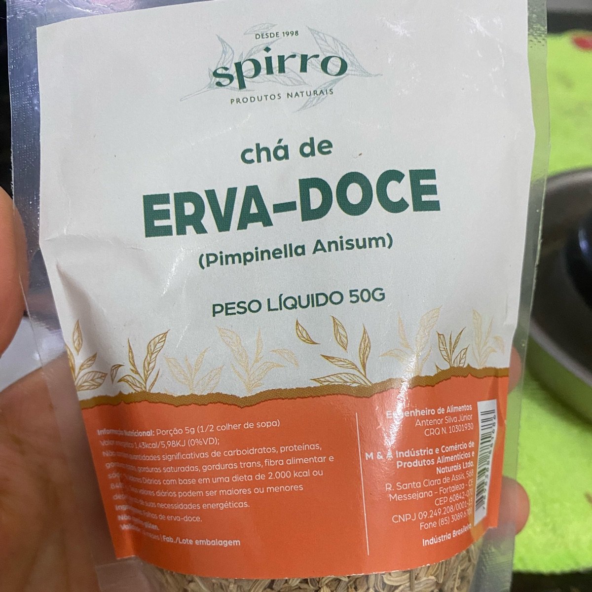 erva doce from Spirro produtos naturais - Vegan Product Reviews ...