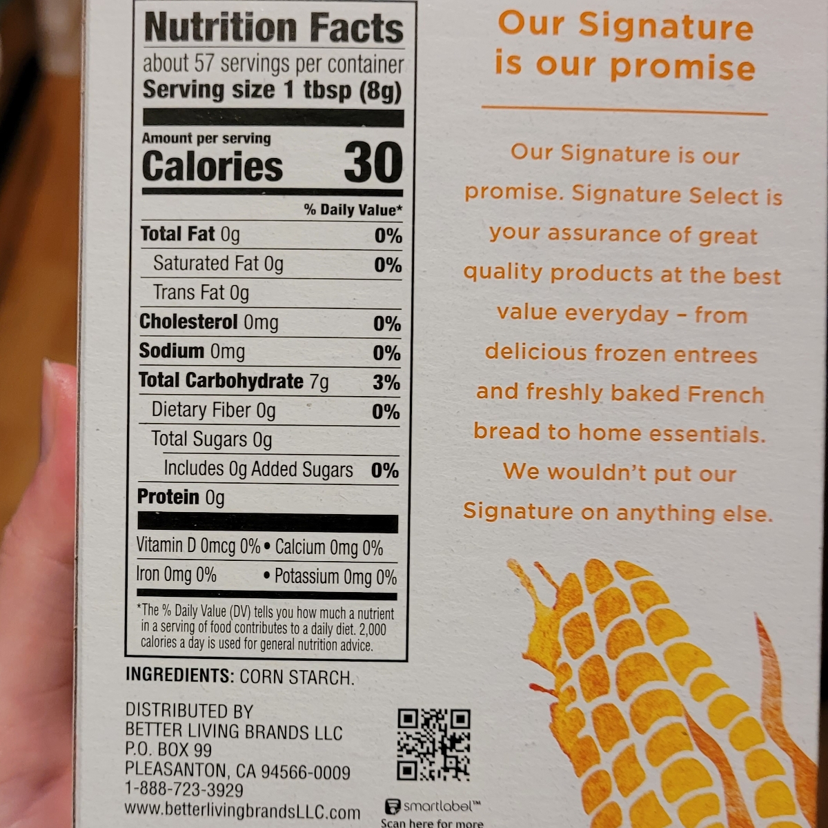 Avaliações de Pure Corn Starch da Signature Select | abillion