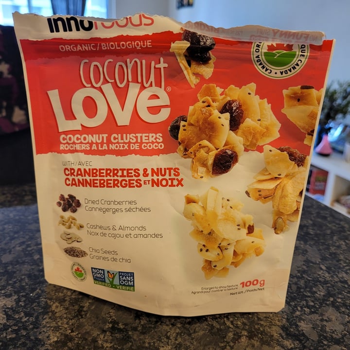 InnoFoods Coconut Love Cranberries & Nuts Clusters Review | abillion