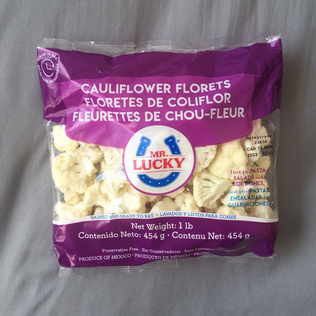 Cauliflower florets from MR. LUCKY - Vegan Product Reviews & Ratings ...