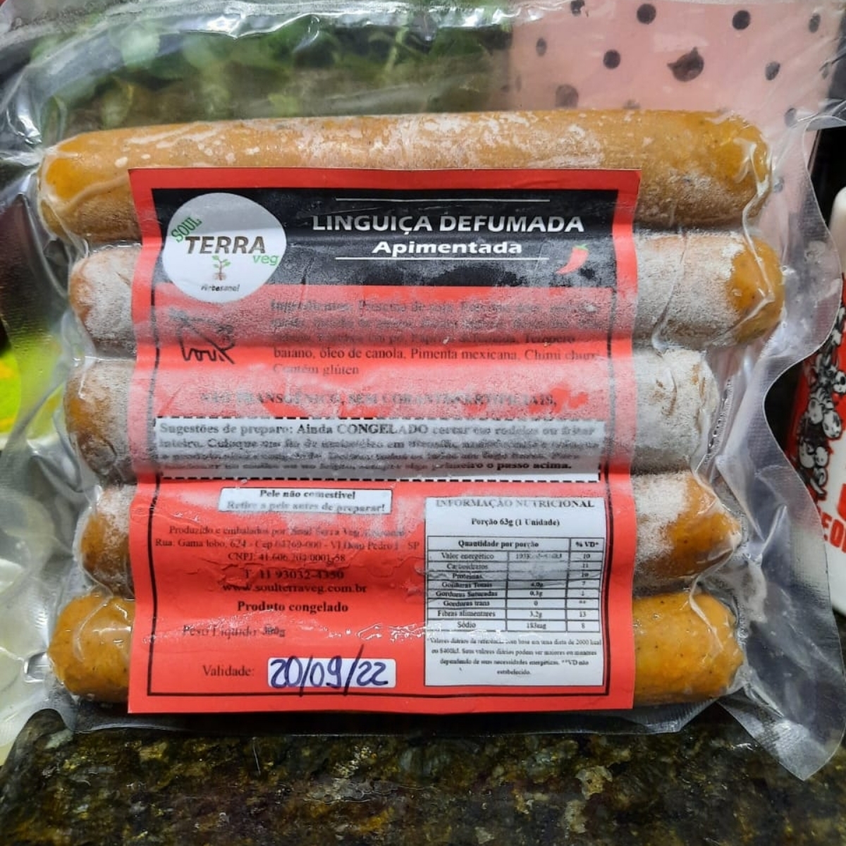 Linguiça Defumada Apimentada from Soul Terra Veg - Vegan Product ...