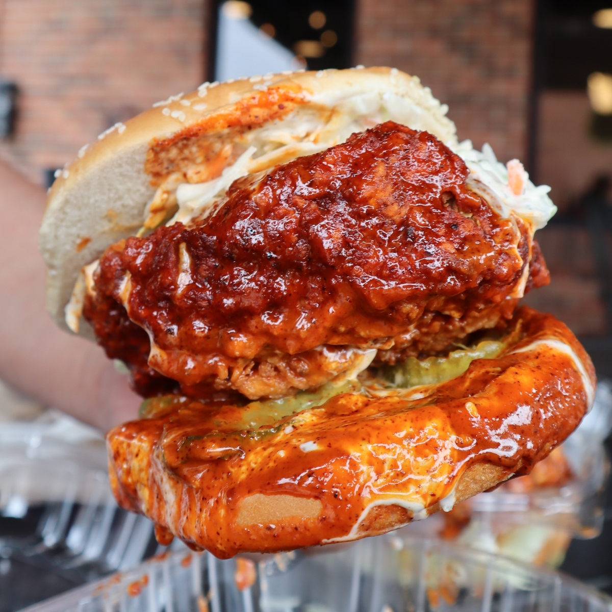 Nashville chicken sandwich from Vuture Food - Vegan Product Reviews ...