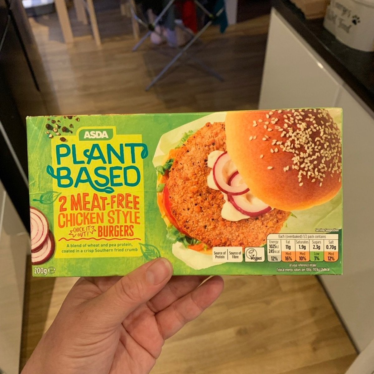 Meat Free Chicken Style Burgers from ASDA - Vegan Product Reviews ...