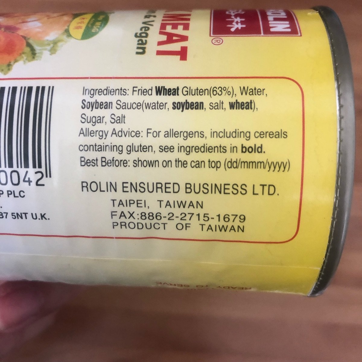 Mock Duck Meat from Rolin - Vegan Product Reviews & Ratings | abillion