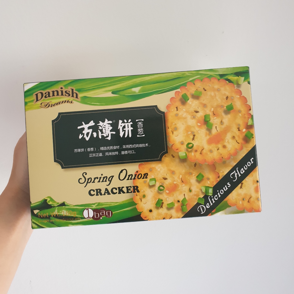 Spring onion cracker from Danish - Vegan Product Reviews & Ratings ...