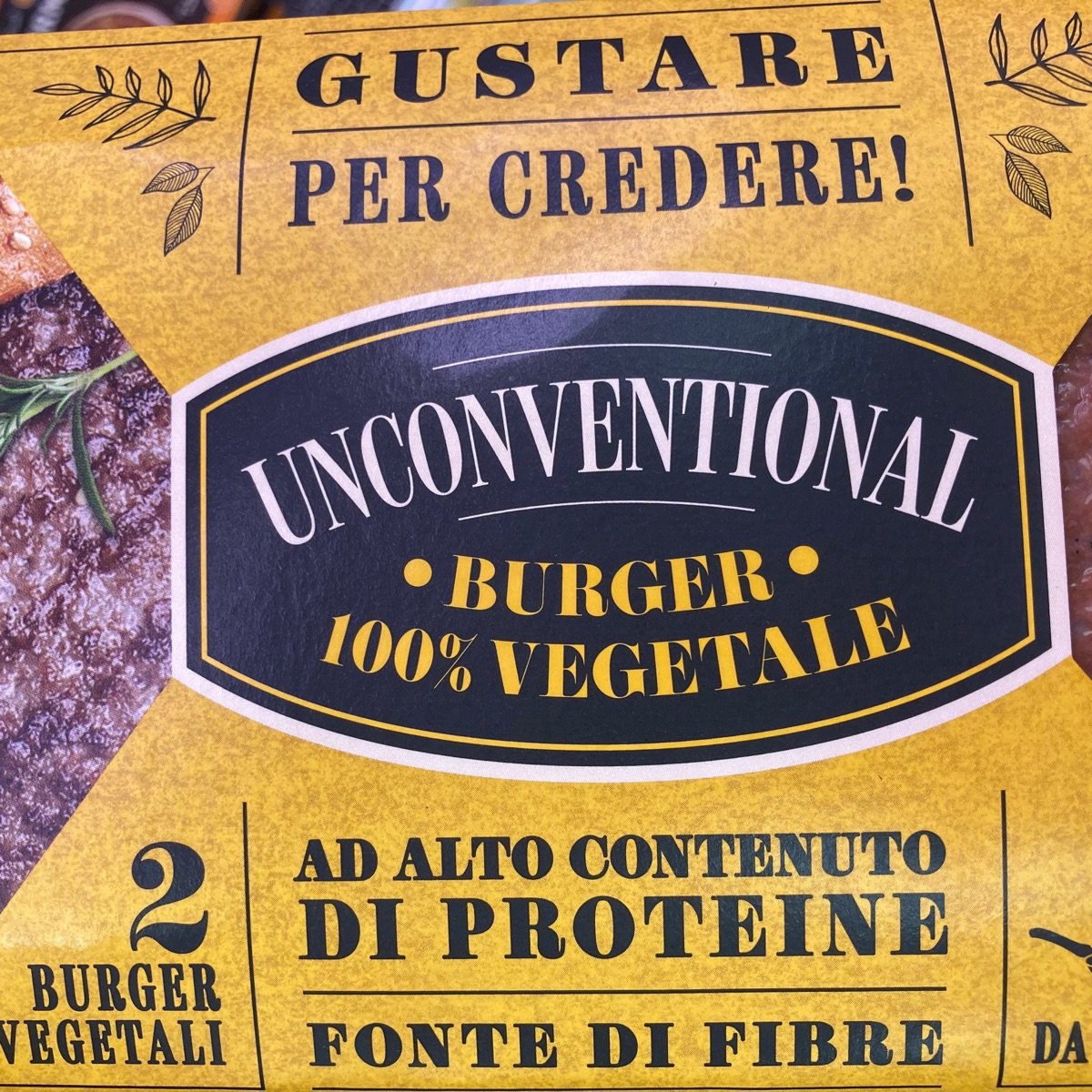 Burger Vegetale Classico - Classic Burger from Unconventional - Vegan ...