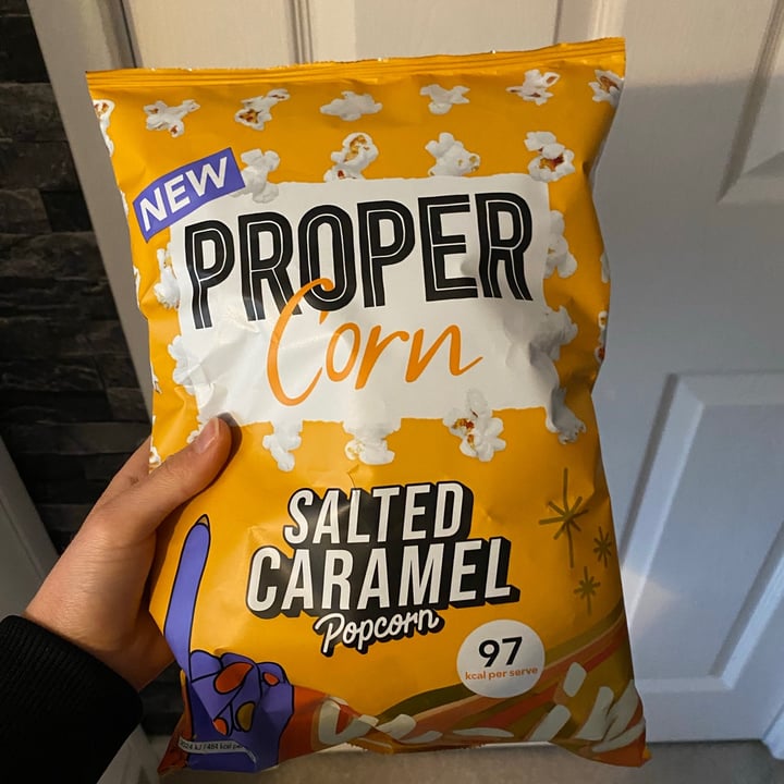 Proper Corn Salted caramel popcorn Review | abillion