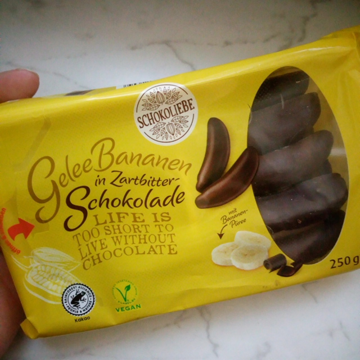 Zartbitter Gelee Bananen from Schokoliebe - Vegan Product Reviews ...