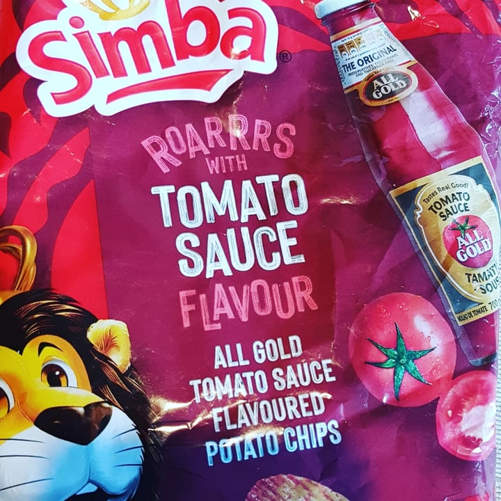 Simba All Gold Tomato Sauce Flavoured Potato Chips Review | abillion