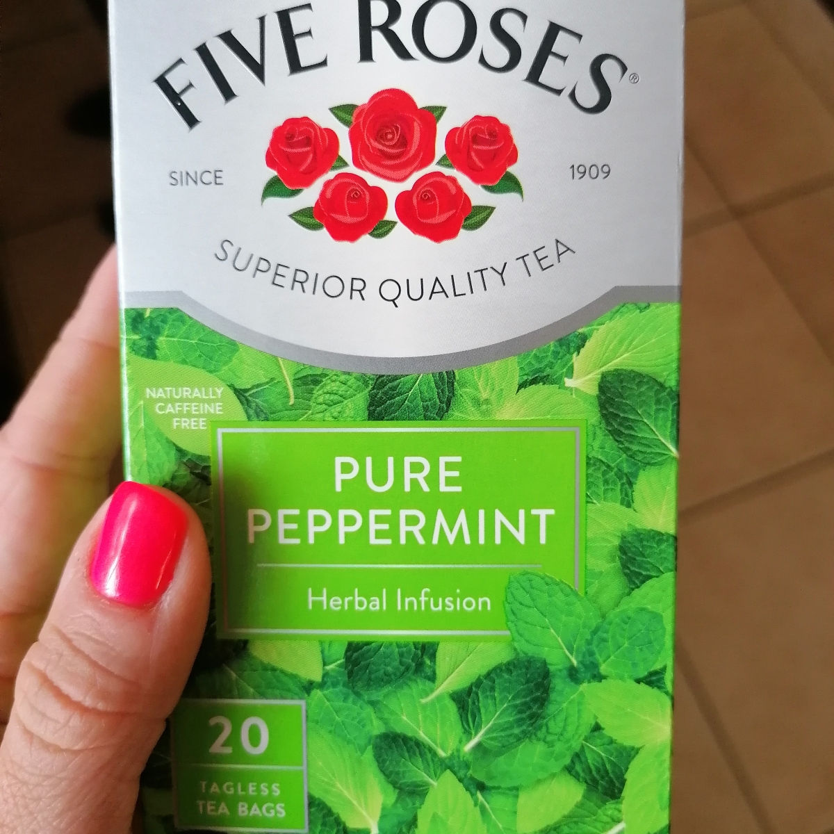 Peppermint Tea from Five roses - Vegan Product Reviews & Ratings | abillion