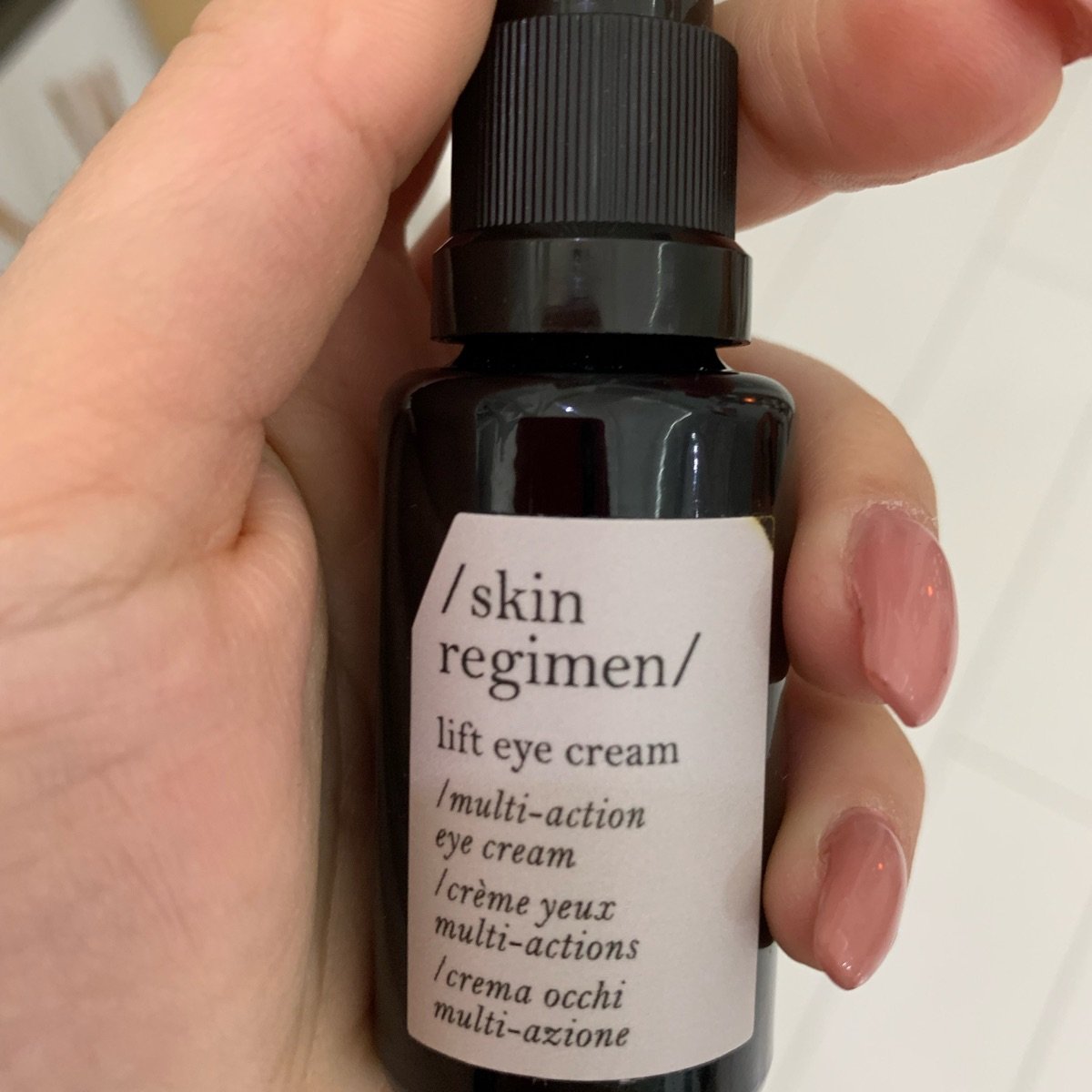 Skin regimen lift eye cream from Comfort zone - Vegan Product Reviews ...