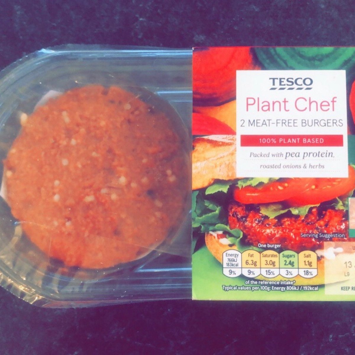 Pea protein burgers from Tesco - Vegan Product Reviews & Ratings | abillion