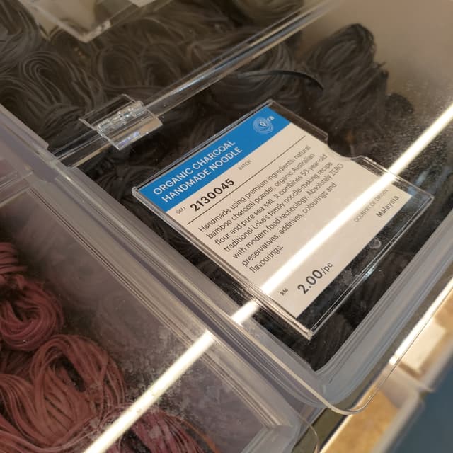 QRA Foods Organic Charcoal Handmade Noodle Reviews | abillion