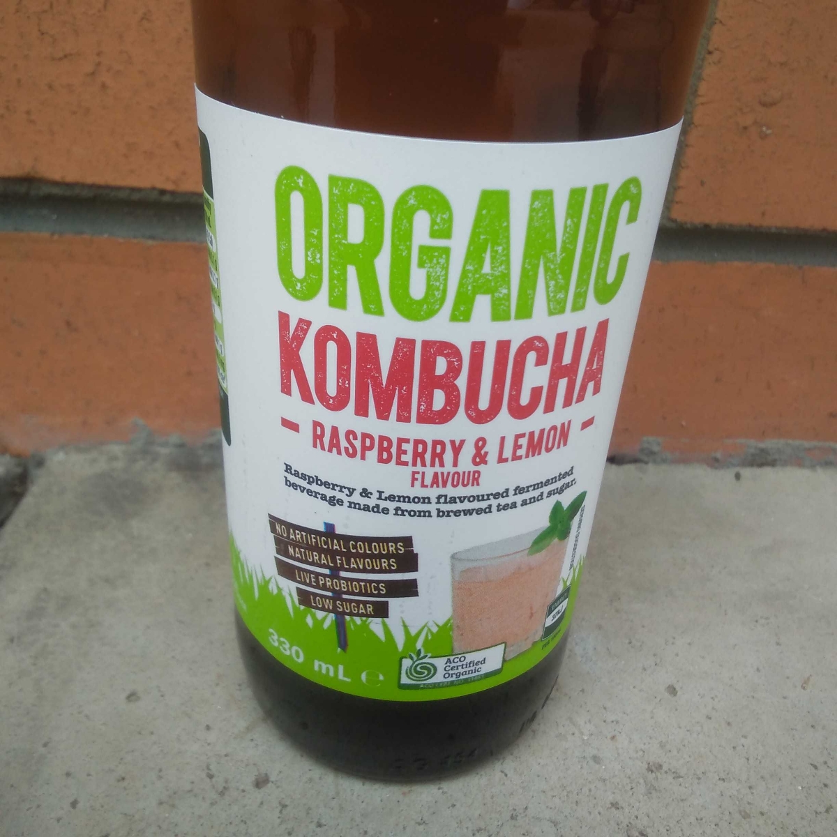 ALDI Organic Kombucha: Raspberry & Lemon Flavour Reviews | abillion