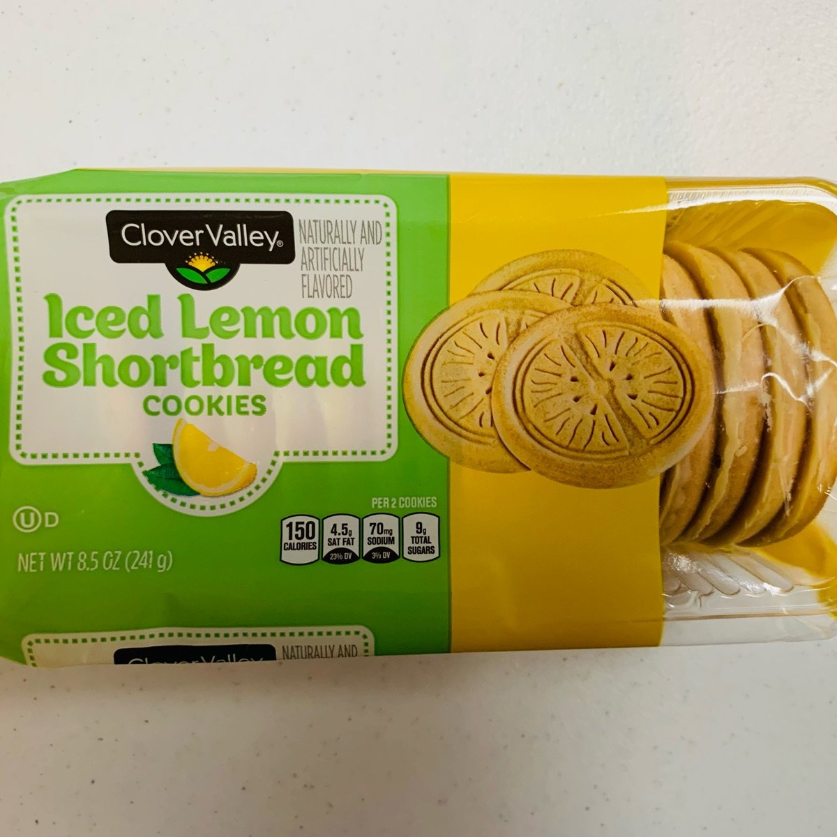 Clover Valley Iced lemon shortbread cookies Reviews | abillion
